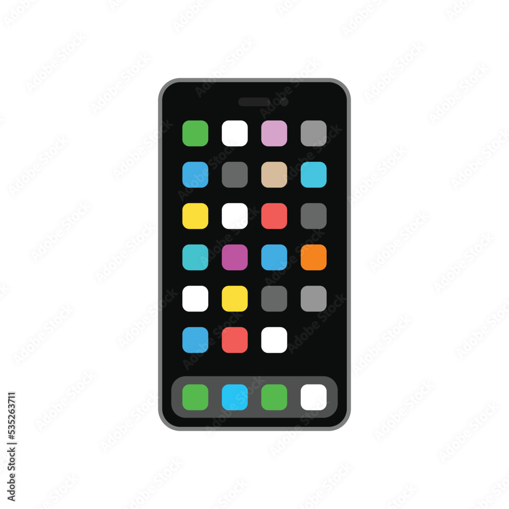 Phone emoji icon. Gadget symbol modern, simple, vector, icon for ...