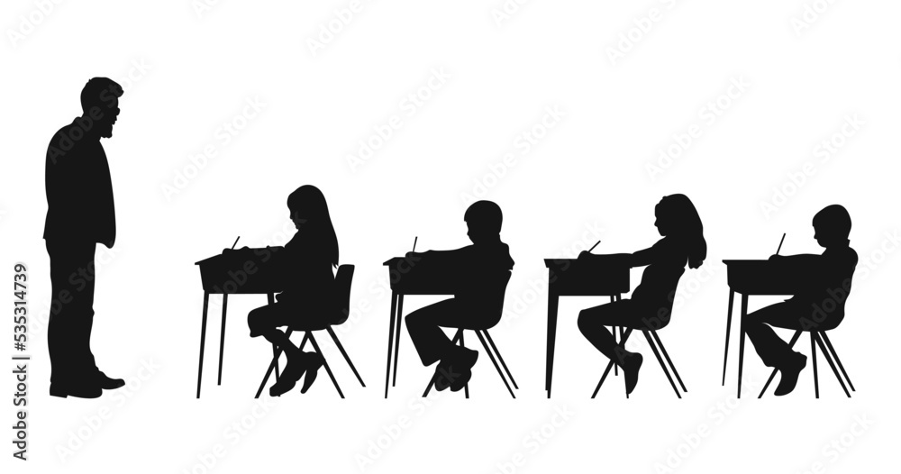 Student Vector Silhouette