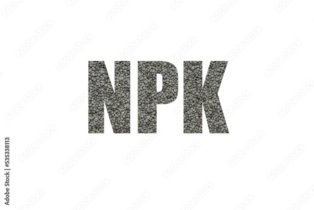 NPK letters made of mineral fertilizers background Stock Photo | Adobe ...