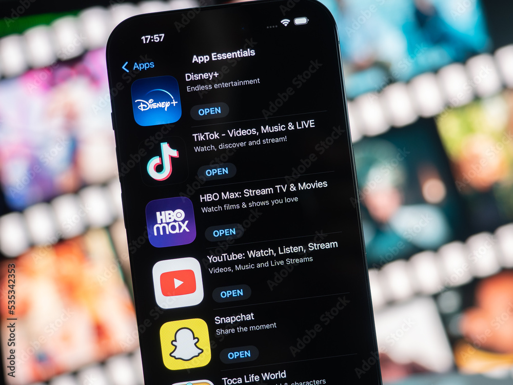 Galati, Romania - October, 03 2022: Mobile app icons of App Essentials ...