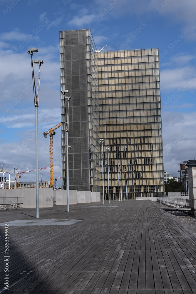 Modern architecture of Paris: National Library of France (Bibliotheque ...