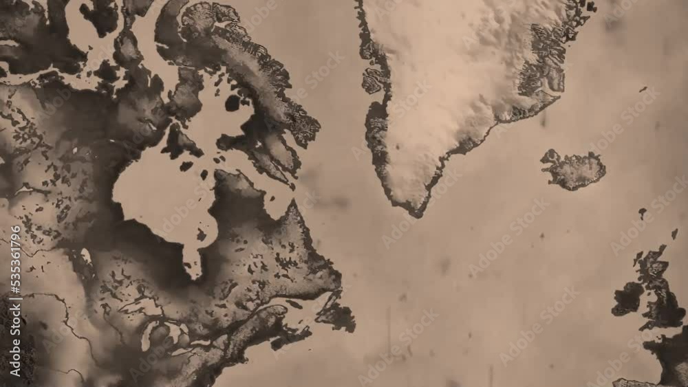 retro world map, for geostrategy and global plans for a new world order ...