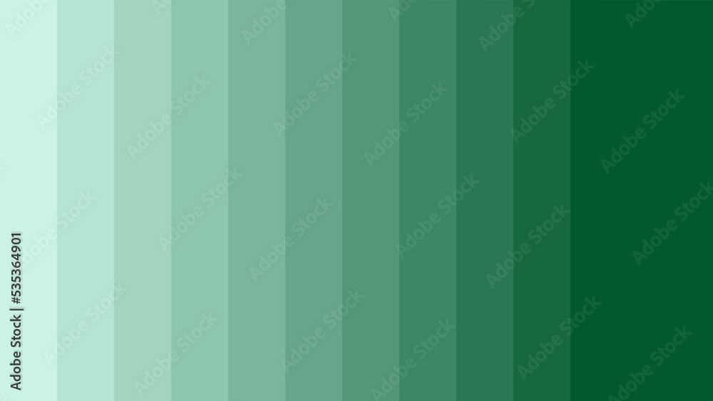Vector Illustration of color gradient from light green to dark green ...