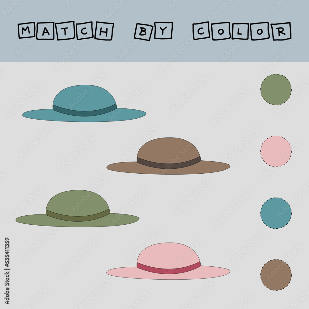 Match the tube of paint and their colors. Appropriate game. Educational ...