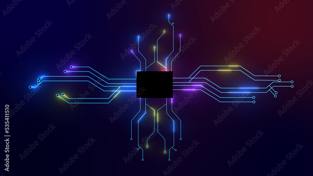 Futuristic Digital Circuit, abstract computer technology, futuristic ... Futuristic Digital Circuit, abstract computer technology, futuristic ...
