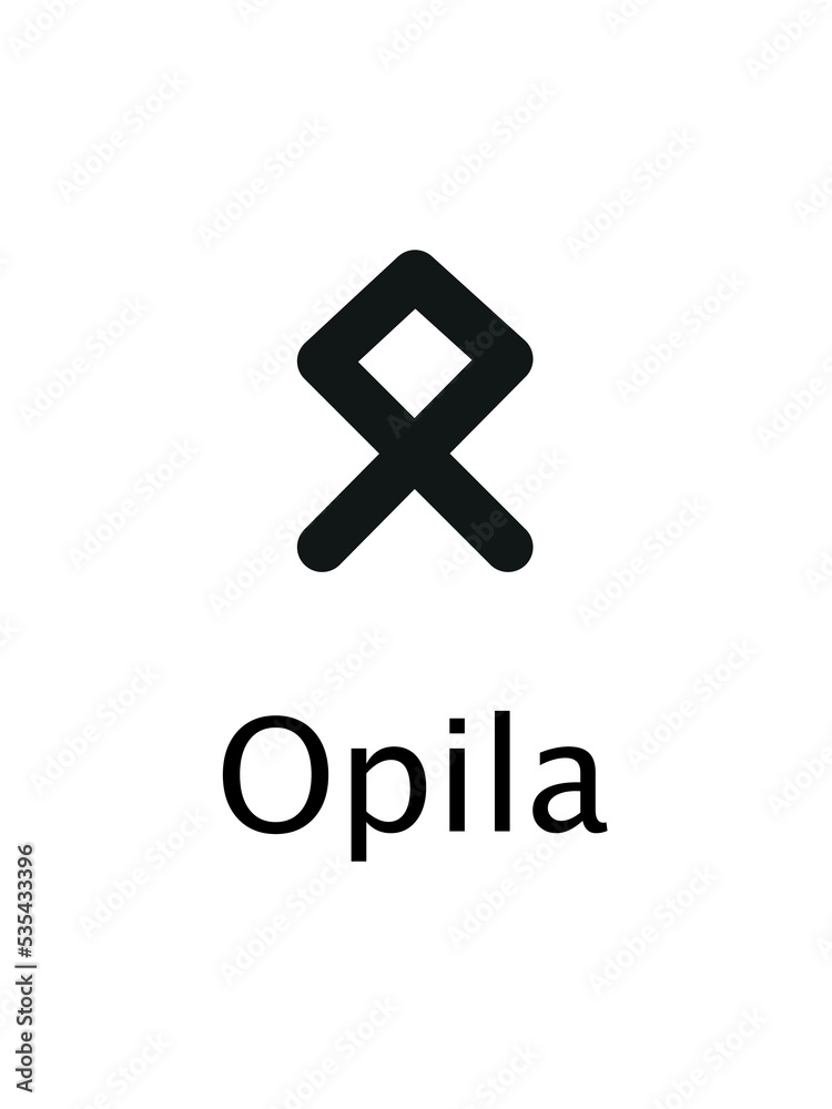 Oþila Runes. Complete collection of Rune alphabet, futhark. Writing ...