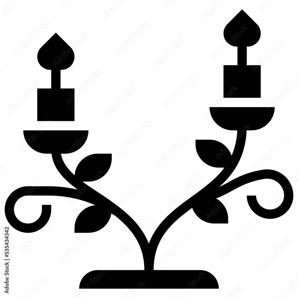 Candlestick icon Stock Vector | Adobe Stock