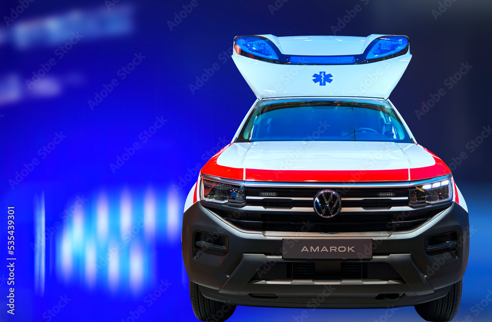 Volkswagen Amarok commercial vehicle from VW in Germany, converted into ...