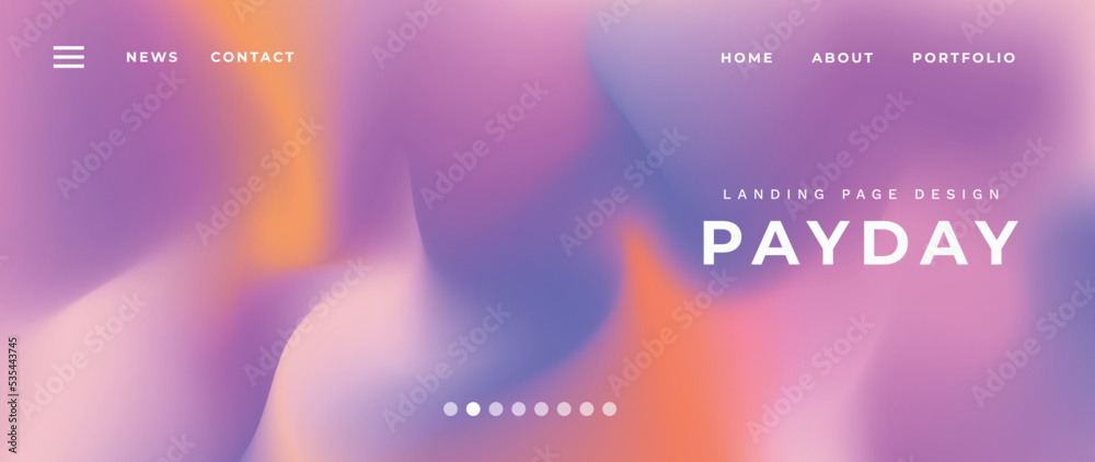 Website page gradient background vector. Modern digital wallpaper with ...