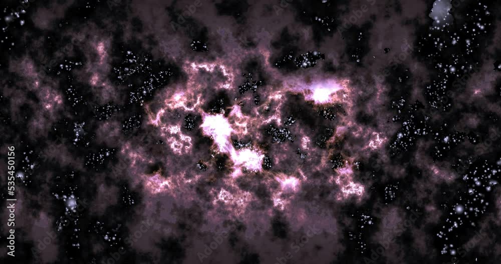 Space Nebula Loop background 4k video moving stars space background ...