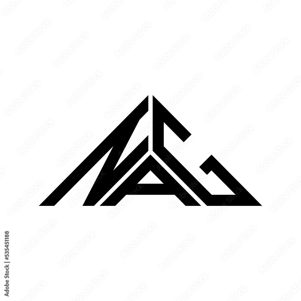 NAG letter logo creative design with vector graphic, NAG simple and ...