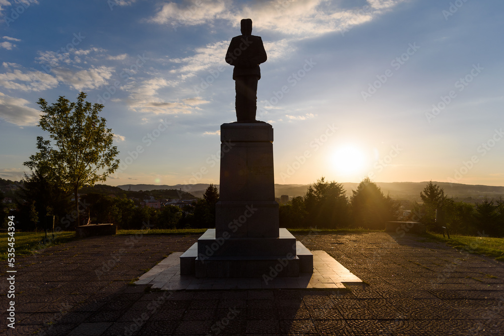 Zdjęcie Stock: Loznica, Serbia - July 11, 2022: Monument to Stepa ...