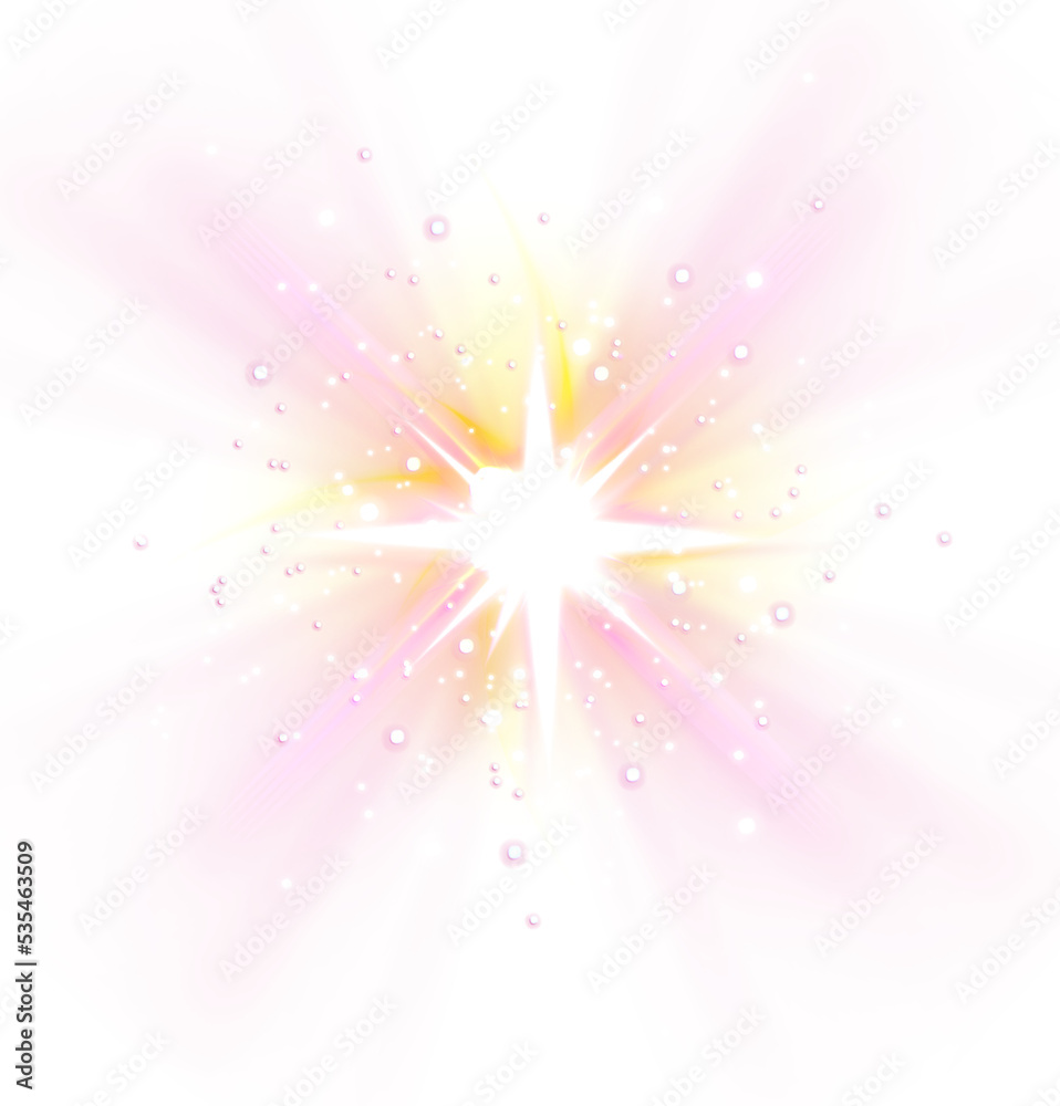 Glow light star Stock Illustration | Adobe Stock
