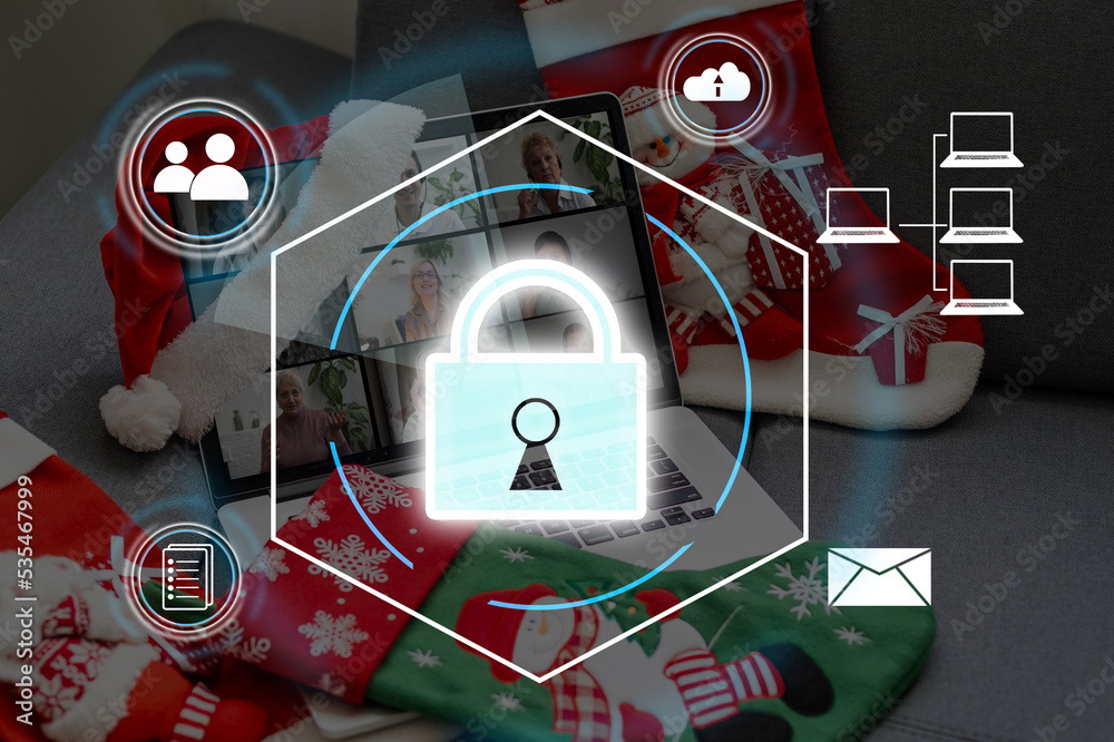 Personal Data Protection Act or PDPA concept. Businessmen use a phone ...