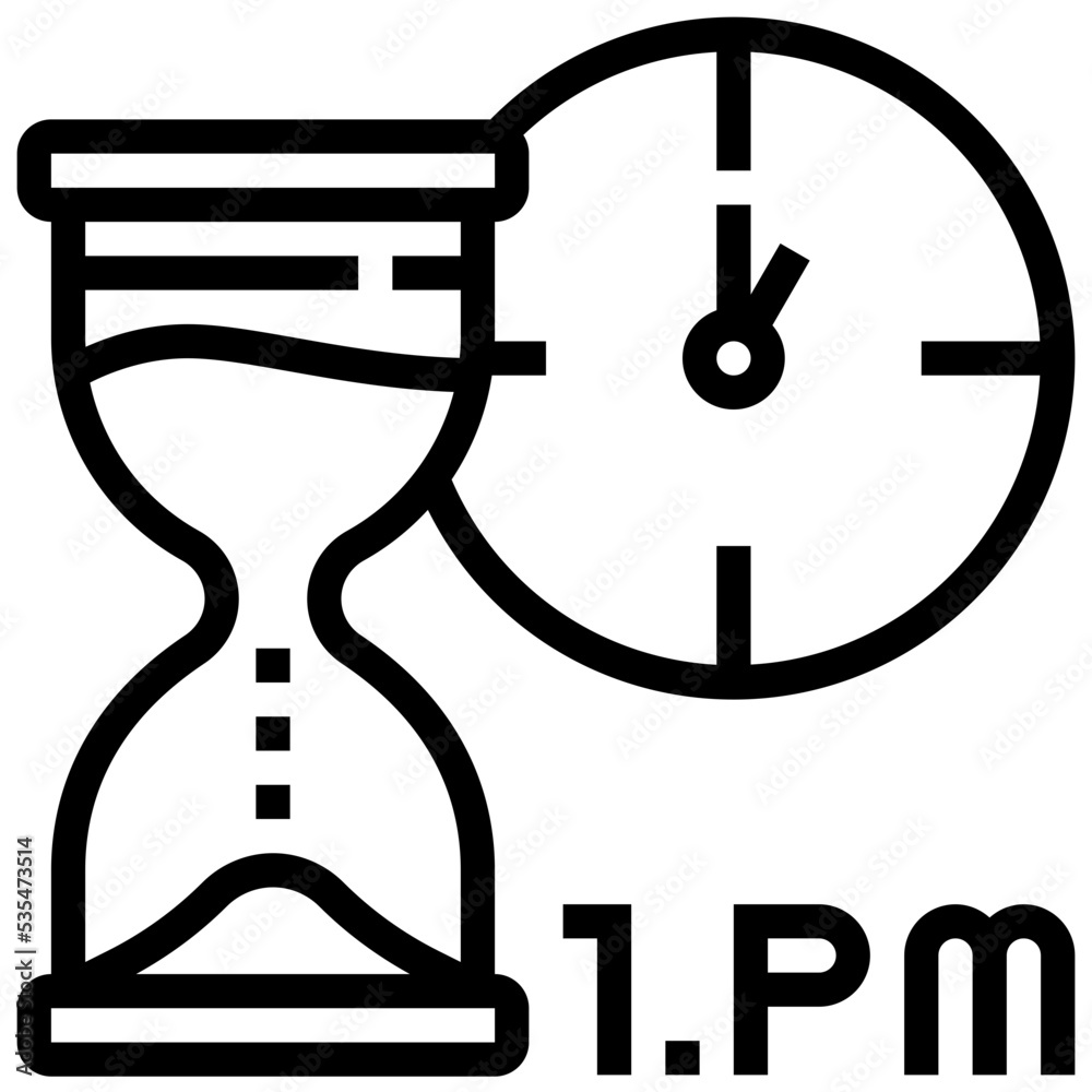 Time icon Stock Vector | Adobe Stock