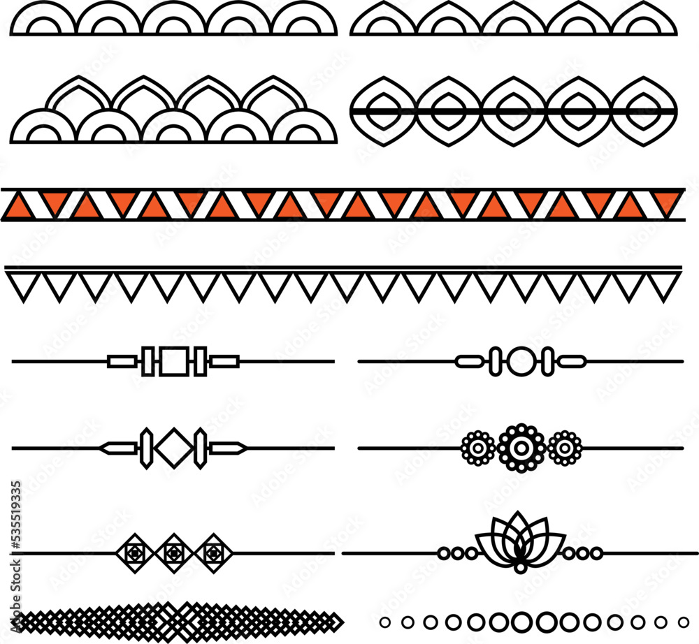 set of borders. Set of vector borders that you can use as border ...