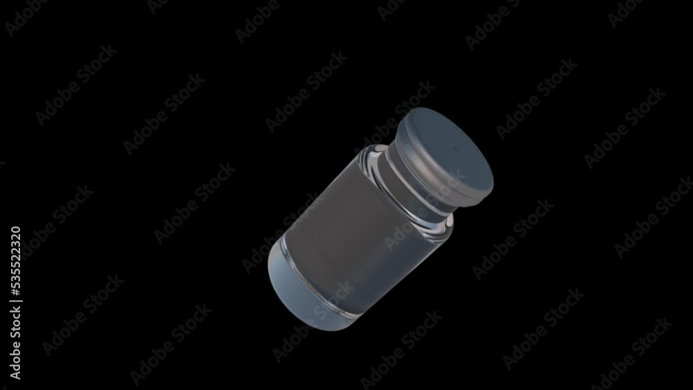 Vaccine Bottle Presentation Label Drug development Unveil Covid-19 4K ...