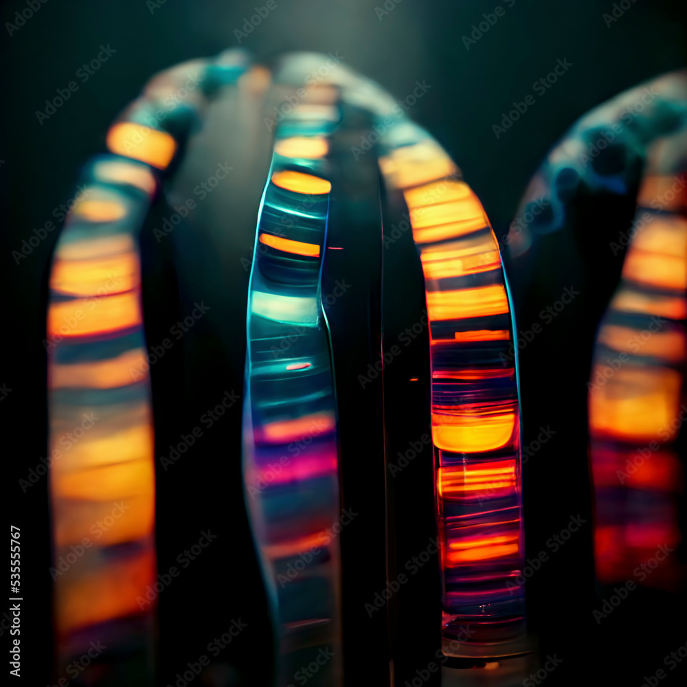 ภาพประกอบสต็อก DNA Chromosomes - Beautiful Medical Illustration Of ...
