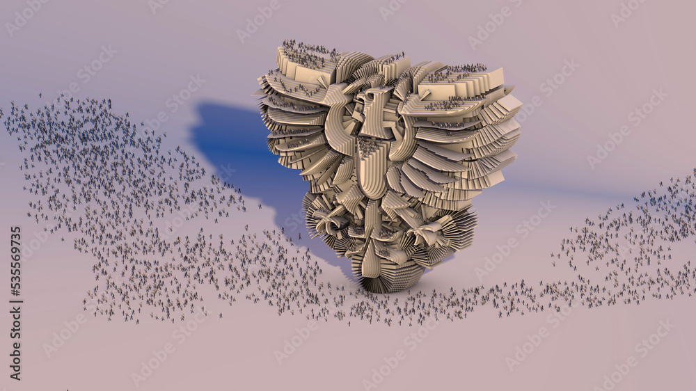 All about an eagle and the beauty of its wings. If turned into a mega ...