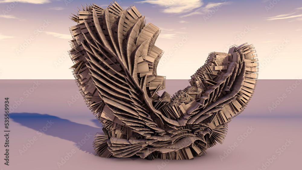 All about an eagle and the beauty of its wings. If turned into a mega ...