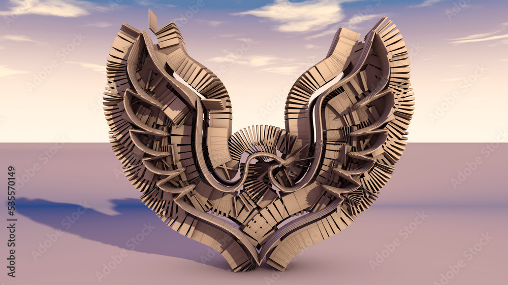 All about an eagle and the beauty of its wings. If turned into a mega ...