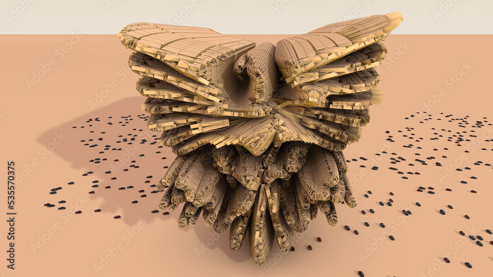 All about an eagle and the beauty of its wings. If turned into a mega ...