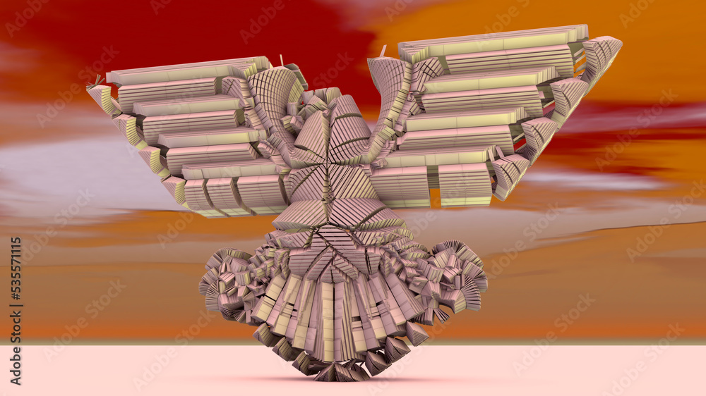 All about an eagle and the beauty of its wings. If turned into a mega ...