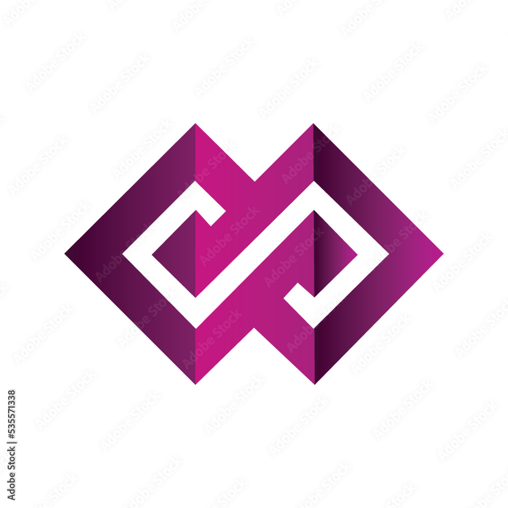 Infinity boxes logo. Infinity cube logo. Infinity Hexagonal Logo ...