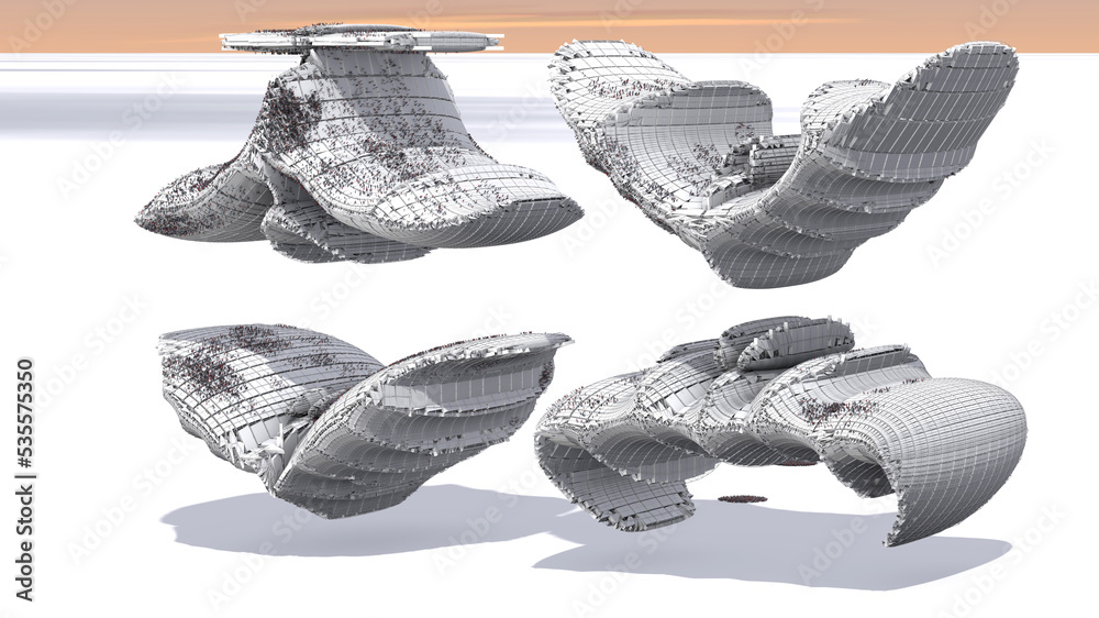 Illustration of a bat. Modelers can see mesh before converting to subd ...