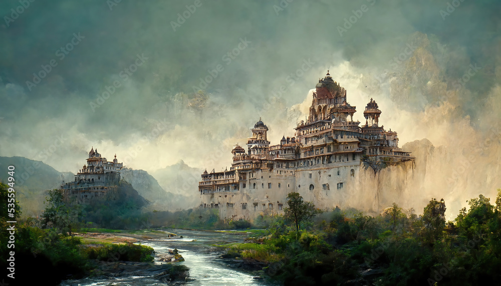 AI generated image of Hastinapura - the ancient kingdom of the Kuru ...