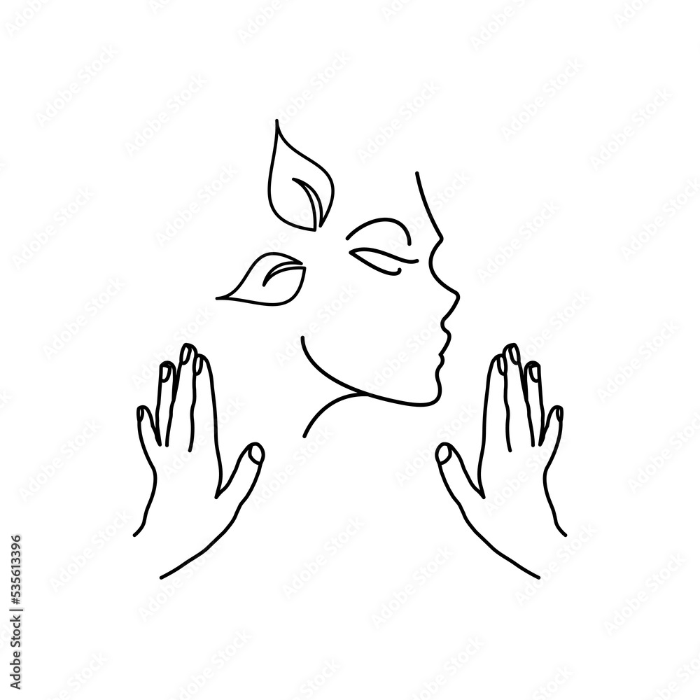 Vetor de Beauty service, procedures vector icon black outline EPS 10 ...