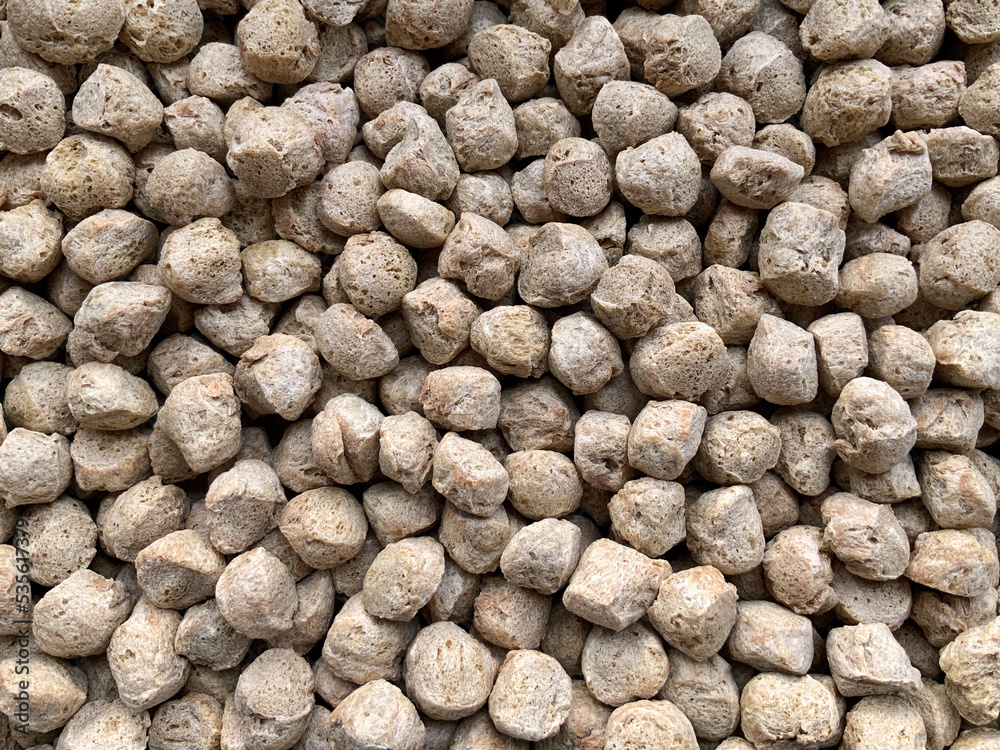 Soy Soya chunks beautiful texture Stones healthy life bodybuilding ...