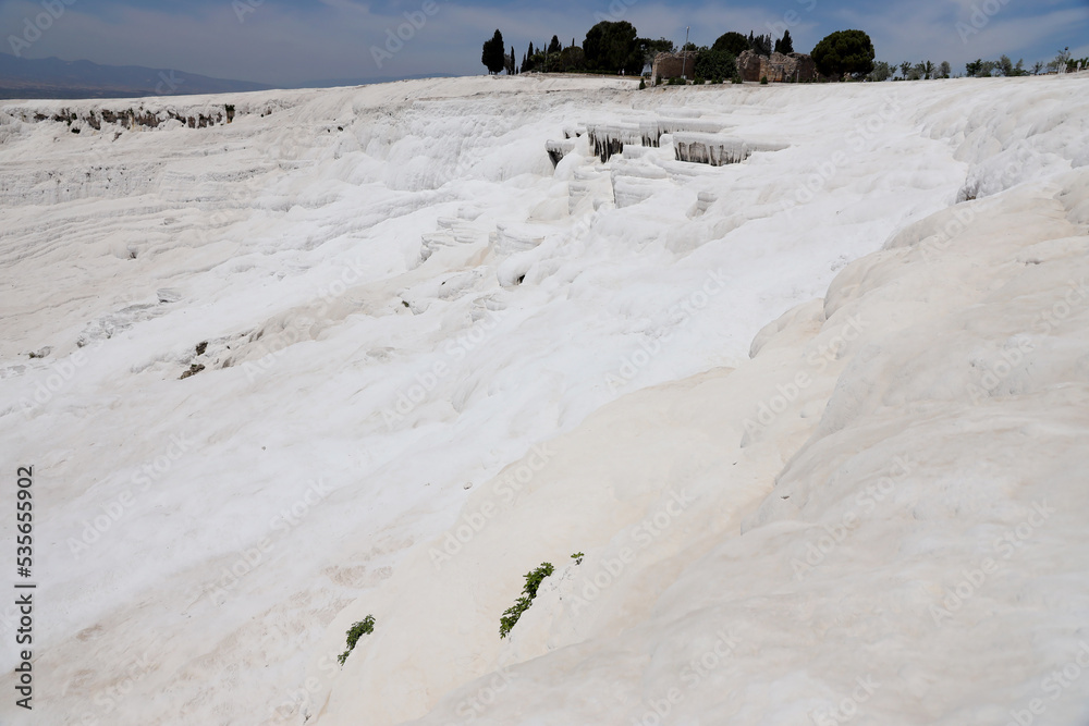 Pamukkale is one of the most famous attractions of Turkey Stock Photo ...