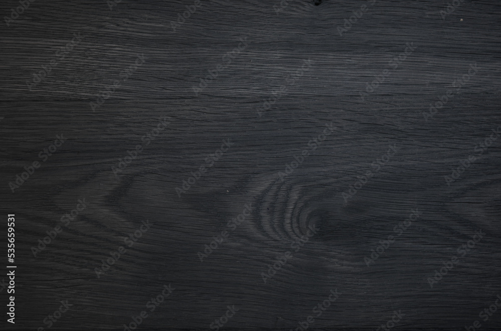 Black wood texture with beautiful grain. Background of natural wood ...