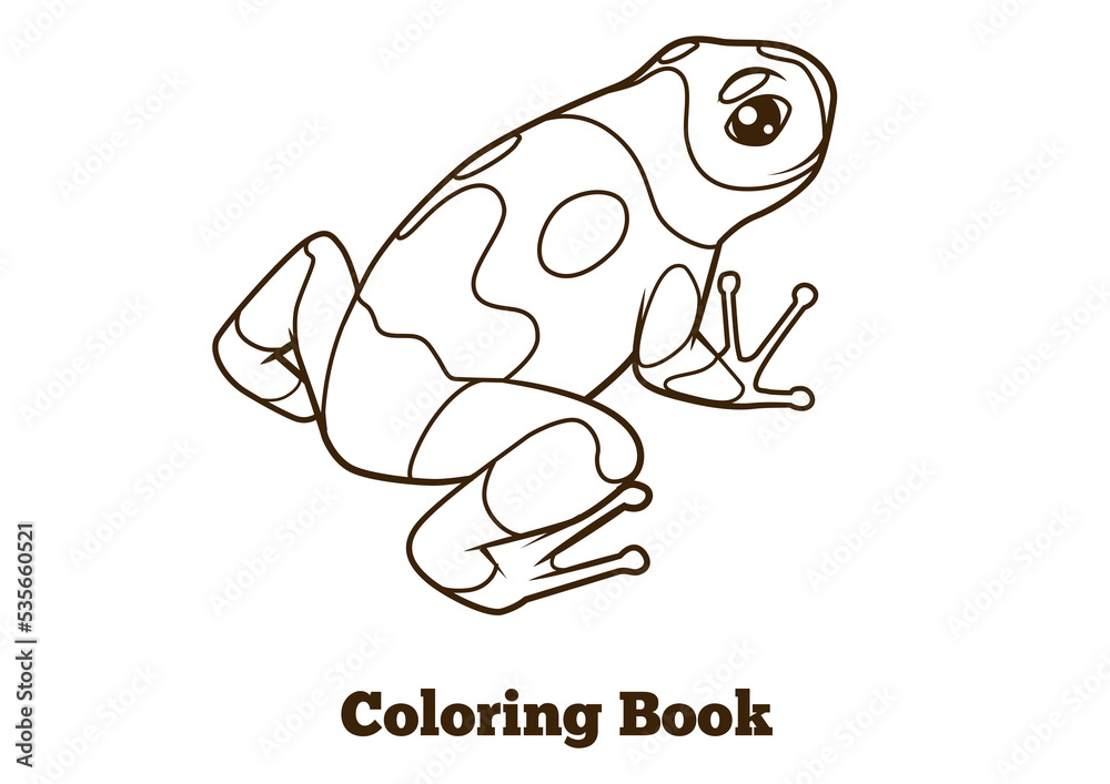 Frog cartoon coloring book PNG illustration with transparent background ...