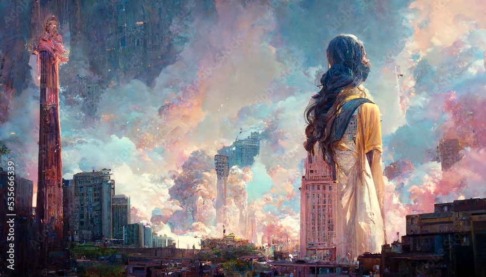 incredible fantastic backdrop, fantasy landscape, beautiful abstract ...