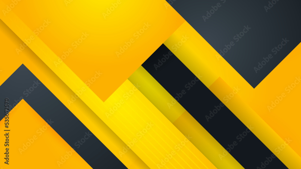 Modern black and yellow abstract background. Futuristic perforated ...