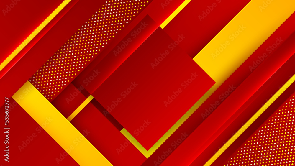 abstract 3D red and yellow orange color beautiful background with ...