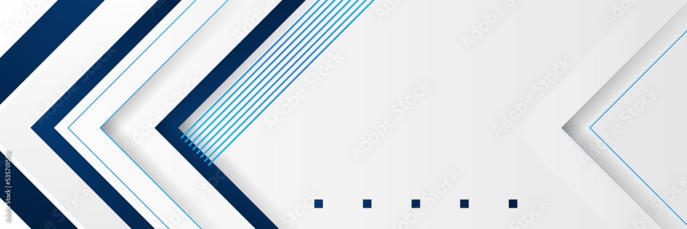 Abstract blue and white geometric shapes vector technology background ...
