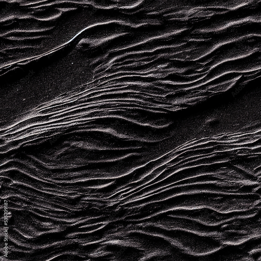 Seamless texture of the black sand Stock Illustration | Adobe Stock