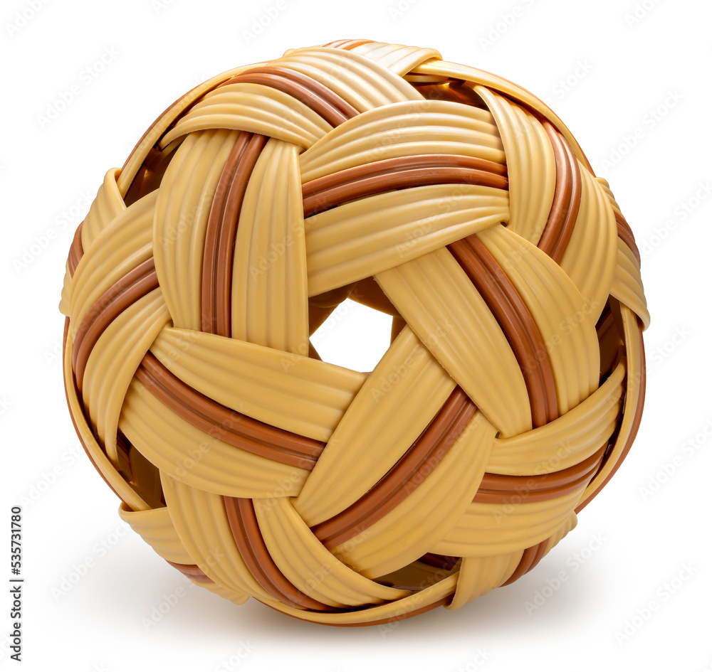 Sepak Takraw ball isolated on white background, Sepak Takraw ball ...