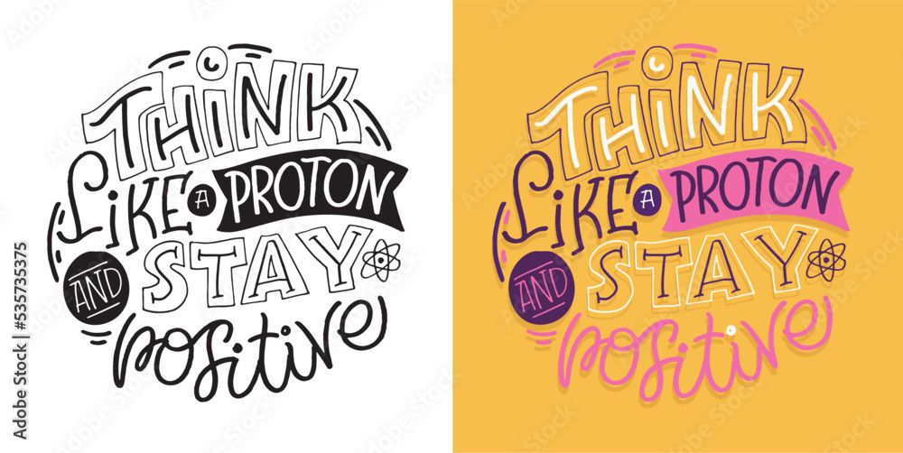 Lettering hand drawn slogan. Funny quote for blog, poster and print ...