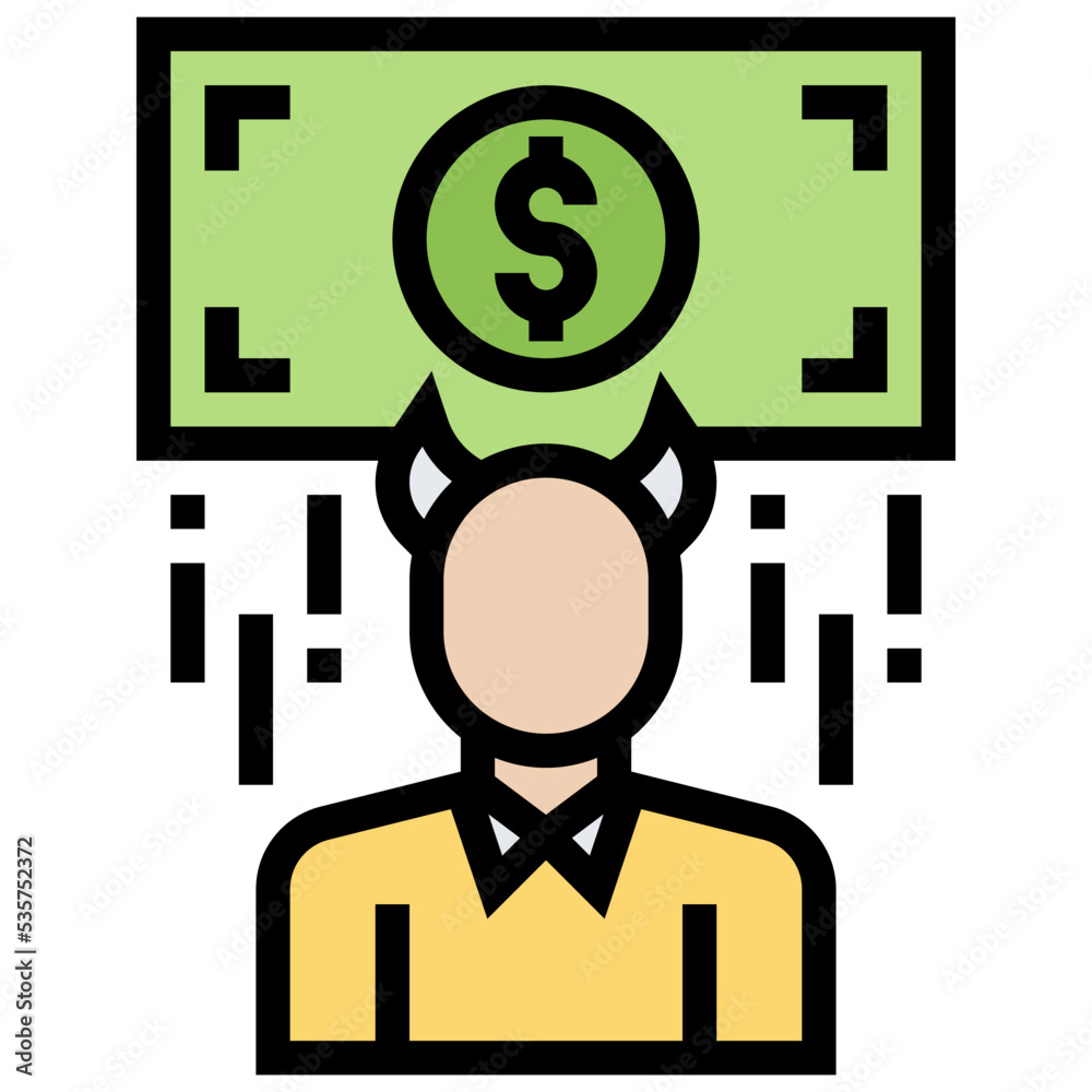 rich icon Stock Vector | Adobe Stock