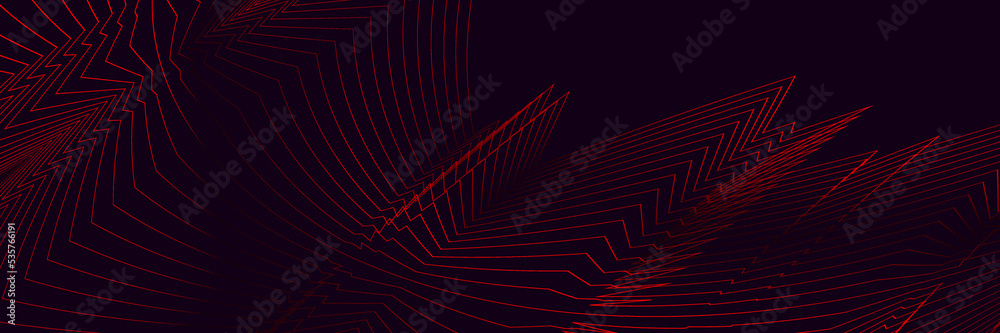 Abstract black background with red lines Stock Vector | Adobe Stock