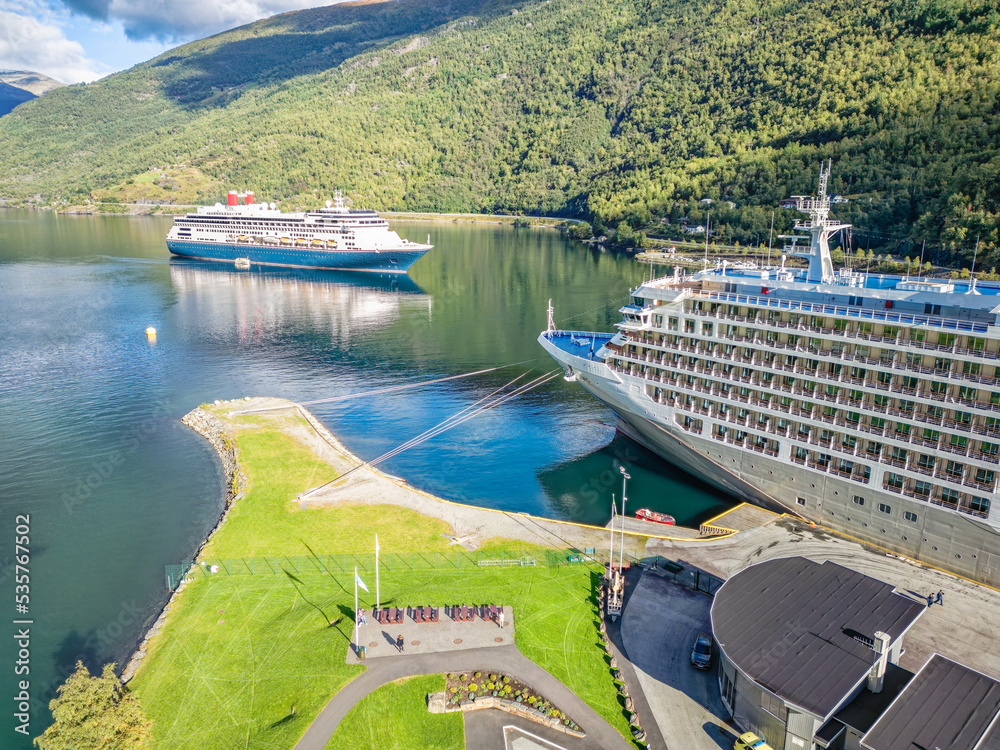 Flam is a village in the Flamsdalen valley which is located at the ...