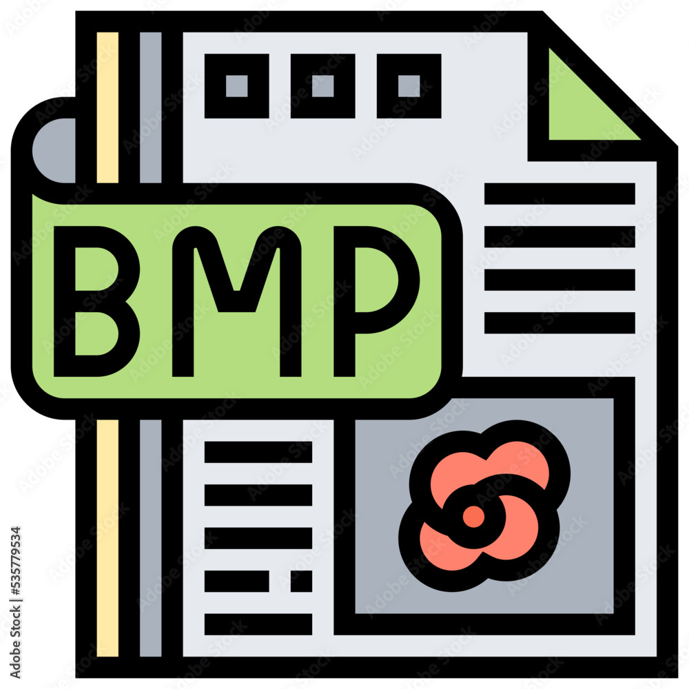 BMP icon Stock Vector | Adobe Stock
