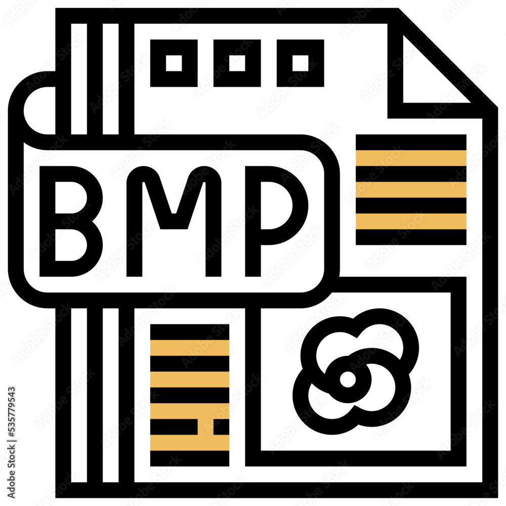 BMP icon Stock Vector | Adobe Stock