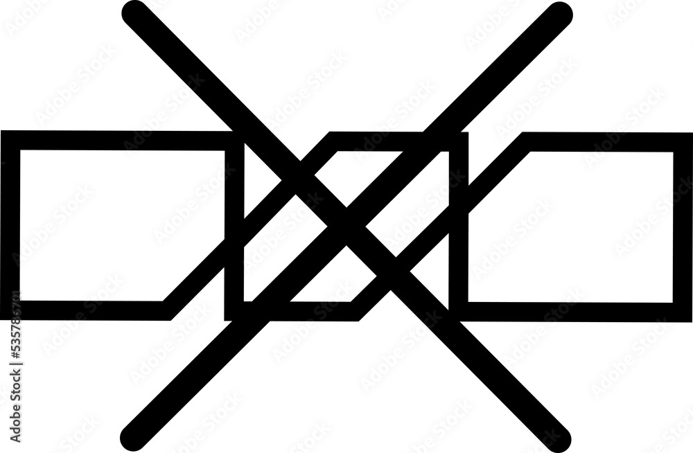 Do not wring. Laundry icons. Garment care instructions on labels ...