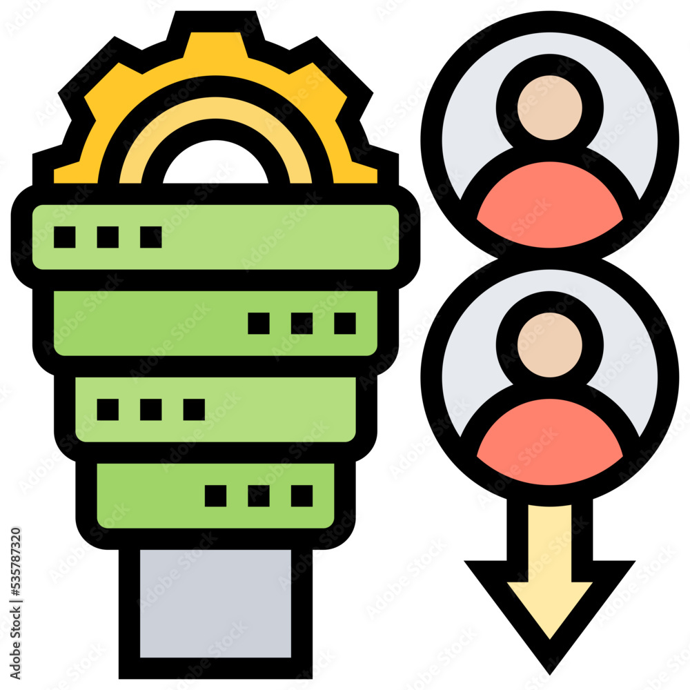 demand icon Stock Vector | Adobe Stock