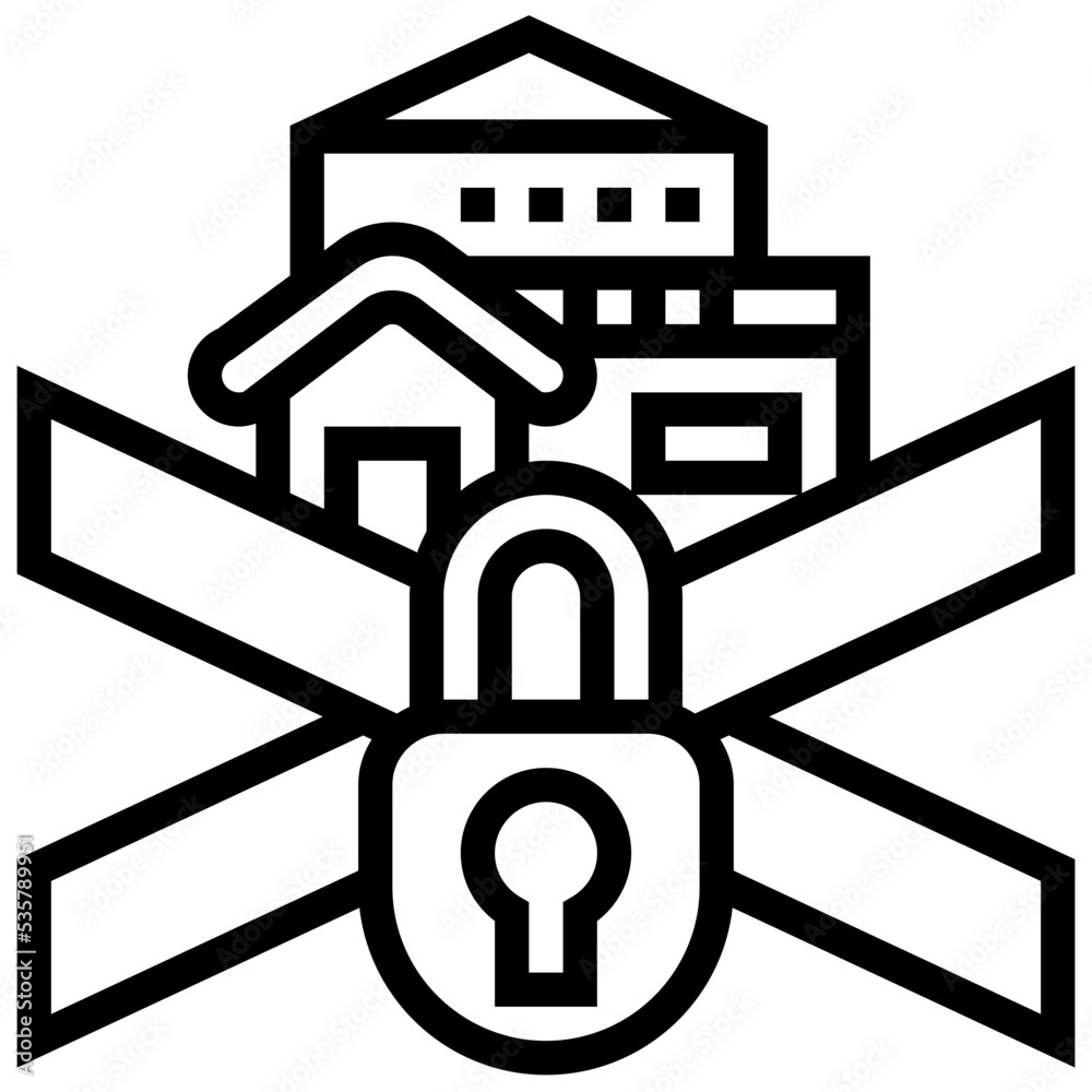 eviction icon Stock Vector | Adobe Stock